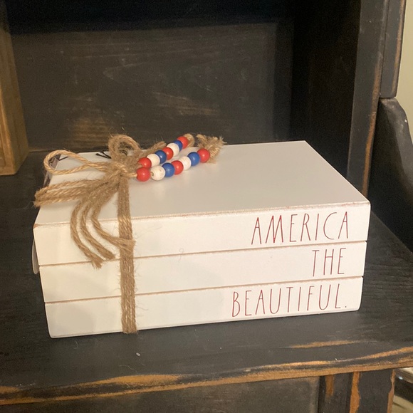 Rae Dunn | Other | Rae Dunn America The Beautiful Stacked Books | Poshmark